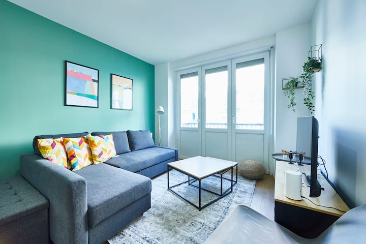 Be•2d - Appartement F3 à Mulhouse Pour 1-4 Pers. - Gare de Mulhouse