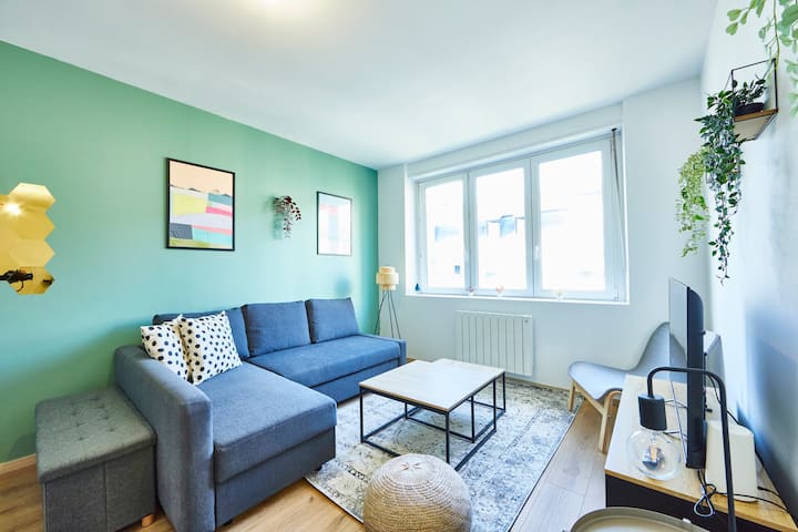 Be•4d -Joli 3 Pièces Tout éQuipé 1 à 4 Pers. - Mulhouse