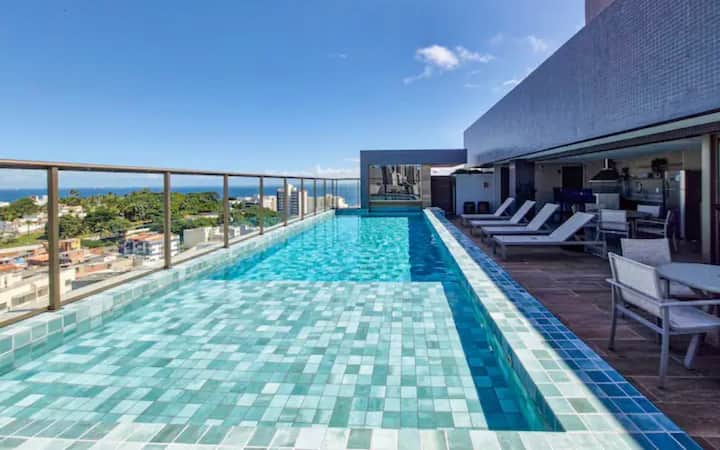 Apartamento Coração Da Barra-perto Farol E Praia - Barra