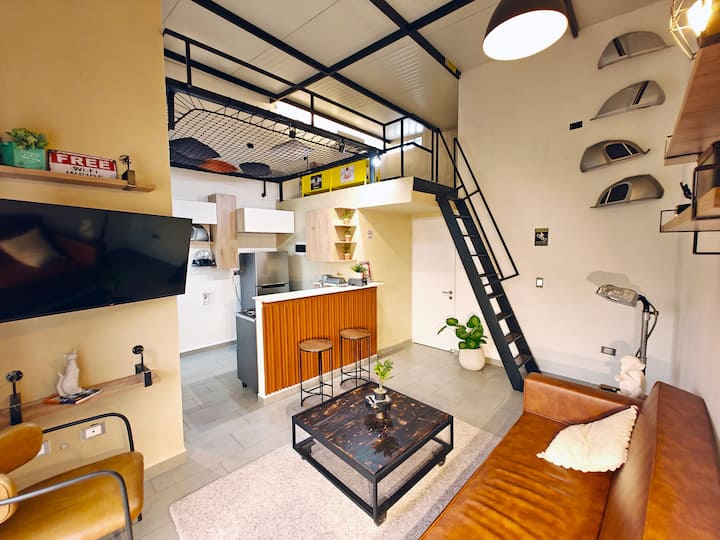 ¡Chill Loft*ac*duplex*workspace*livingrm*opnktchn! - Medellín