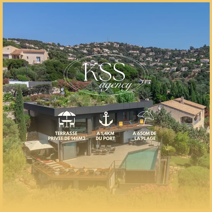 Villa De Luxe, 10 Pers, Vue Mer - Roquebrune-sur-Argens