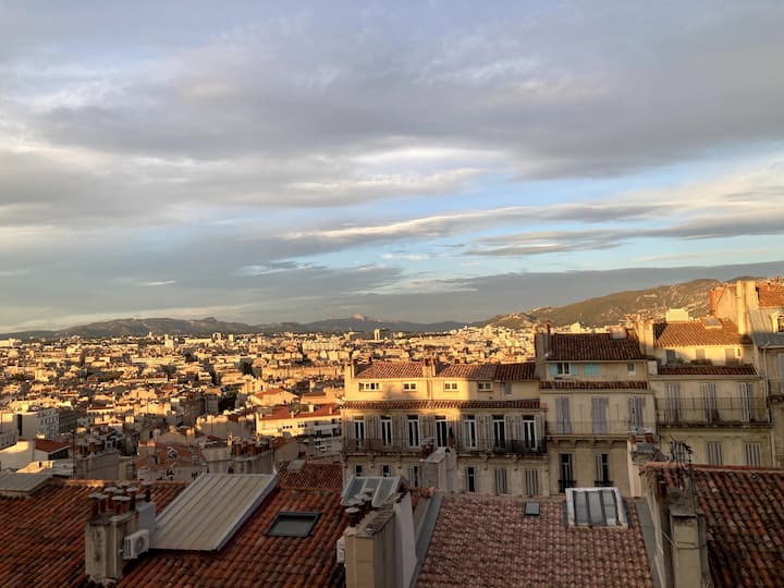 Duplex Confort Avec Vue D'exception Pour Famille - Marseille