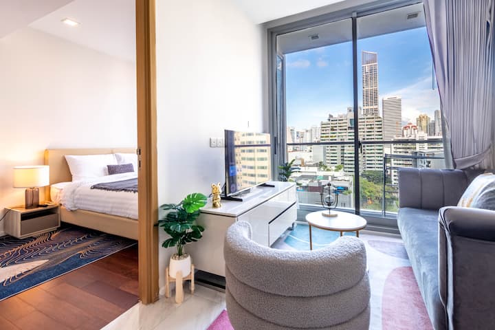 Superhost Posh 2br Sukhumvit 11 Bts Nana 5 Min T21 - Bangkok