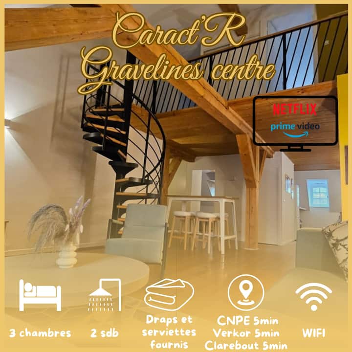 Charmant Duplex à Gravelines "Le Caractr" - Gravelines