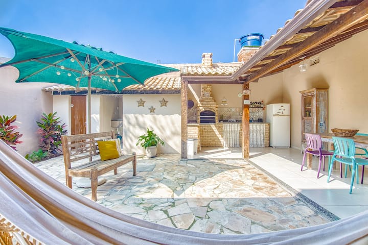 Ampla Casa 3 Suítes C/ Ar Cond Churrasqueira - Cabo Frio