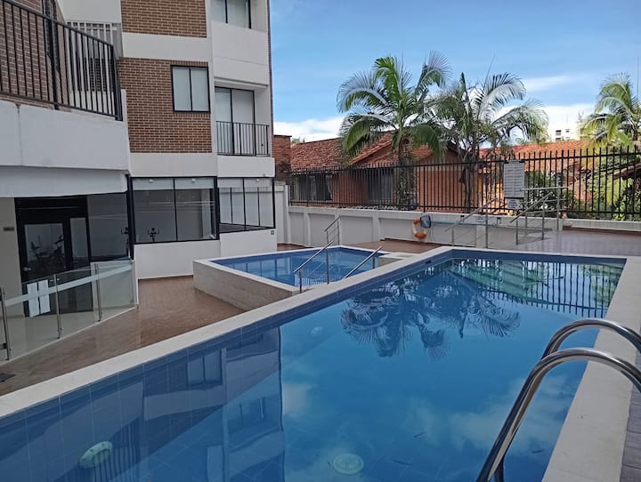 Apartamento Con Piscina  Aa/c Reserva Santa Helena - Ibagué