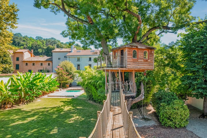 Magnifique Demeurepiscinebord De Saônecabane - Villefranche-sur-Saône