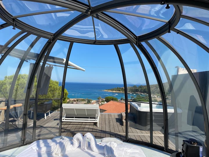 Dôme Tout Confort Vue Sur Mer à 300m De La Plage - Solenzara