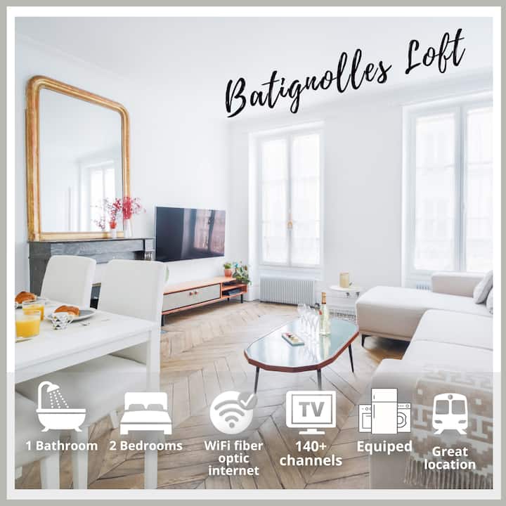 Batignolles Loft - Cosy Et Confort - 파리