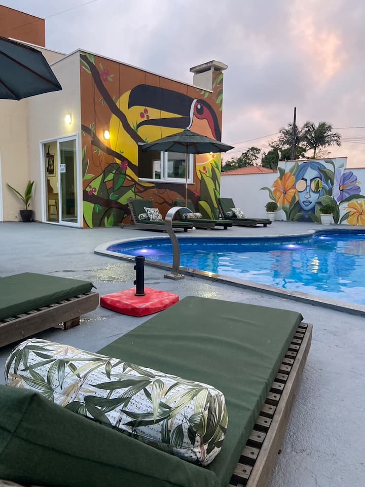 Com Café Da Manhã_chalé 2 Passaros_park - Itapoá