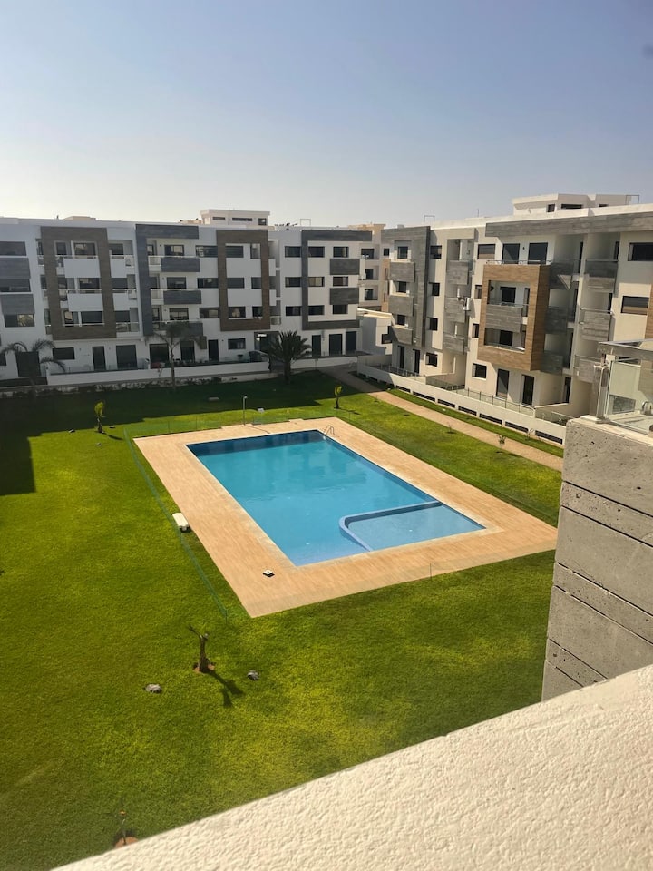 Apt Familial Calme Taghzawt 3 - Témara