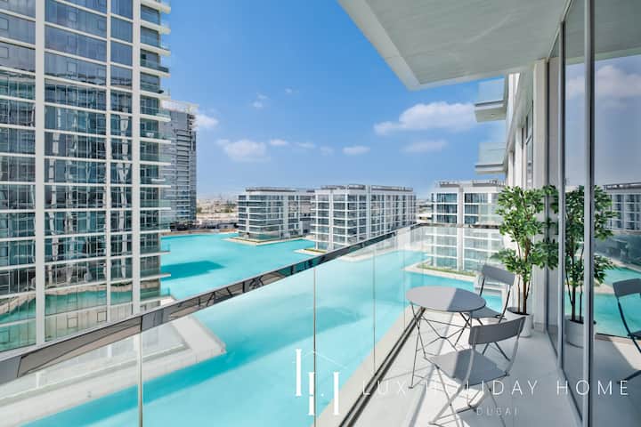 Lux | The District One Lagoon View Suite 3 - Dubaï