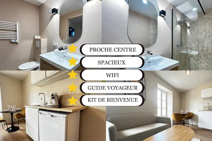 E5 Reton T2 Chic & Confortable Au Cœur D’épernay - Épernay