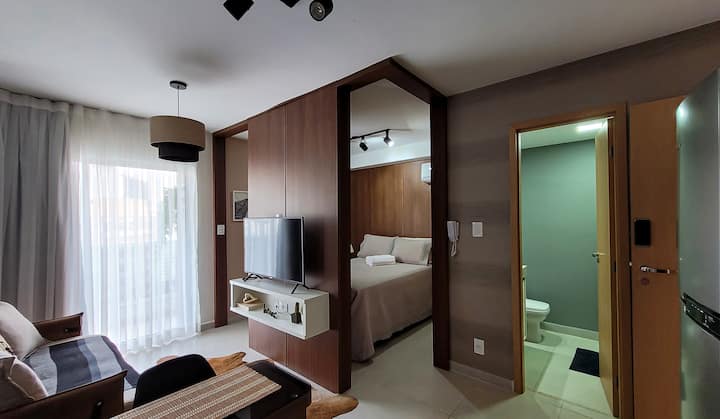 Loft Central - Ar Cond., Piscina, Acad., Garagem! - Juiz de Fora