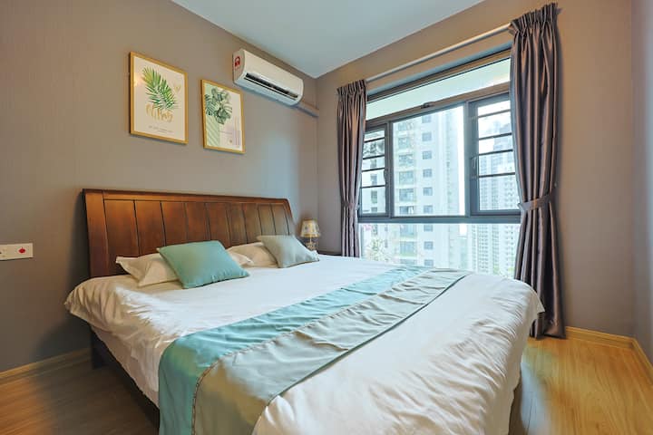 Free Wifi 56㎡ 温馨家庭房@森林蚂蚁 - Kukup