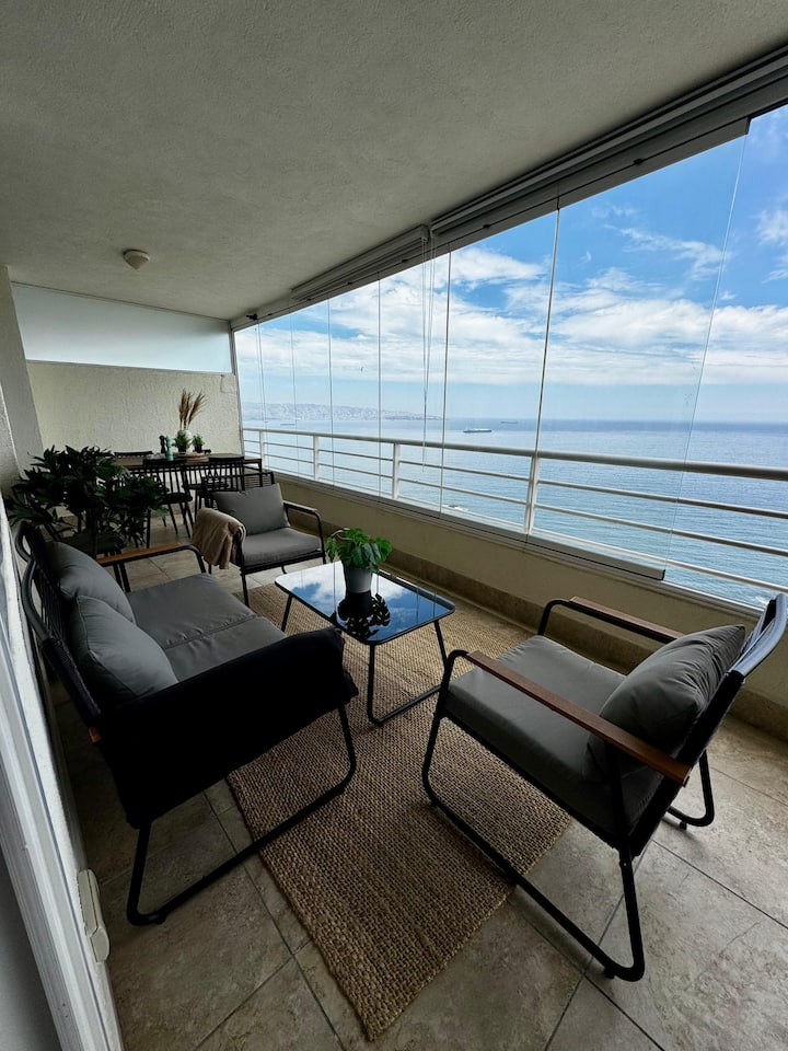 Departamento Con Vista Al Mar En Reñaca - Viña del Mar
