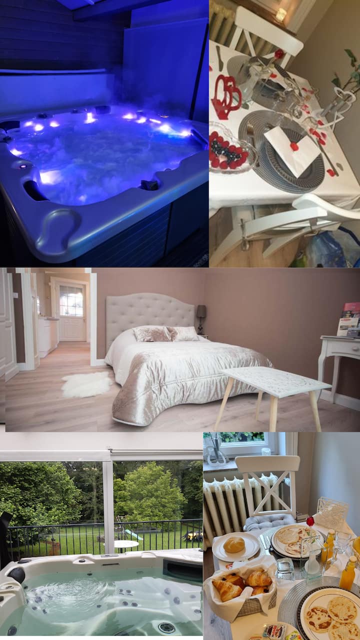 Suite De Luxe Avec Jacuzzi Privé - Maubeuge
