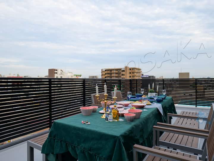 【2025 Open 3ldk】  64m² 5 D-beds +1 S-bed/7min Walk - Osaka