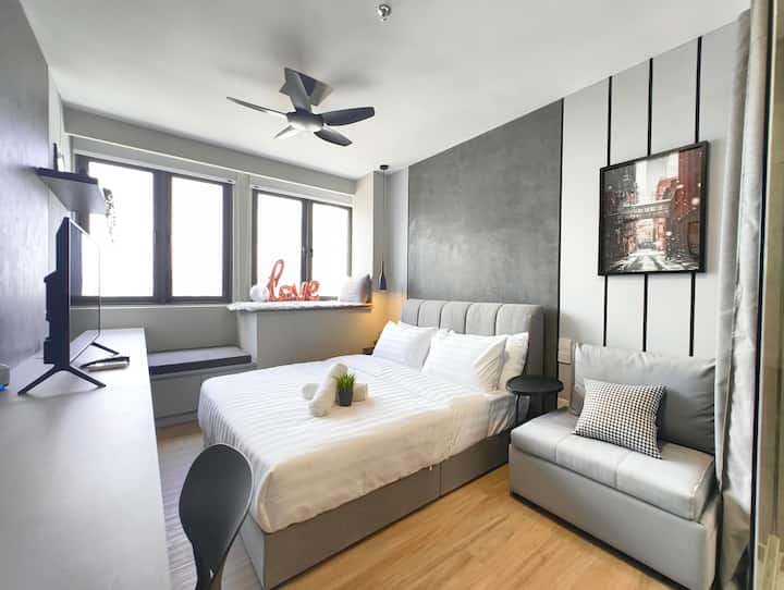 5m To Metro|kl&nu Sentral |Riveria#7 Studio 3 Pax - Kuala Lumpur