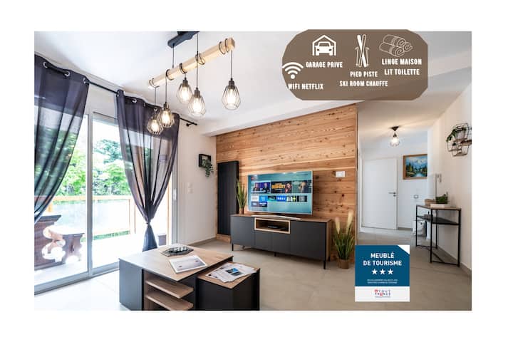 Appartement 4/5 Pers Garage Terrasse Neuf Prorel - Briançon