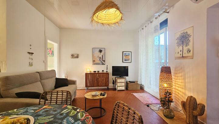 Jolie Maison 6 P. Joli Jardin Arboré/wifi/clim - Sète