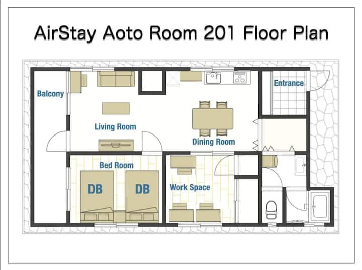For Remote Work/6 Min To Sta/asat#201 - Misato