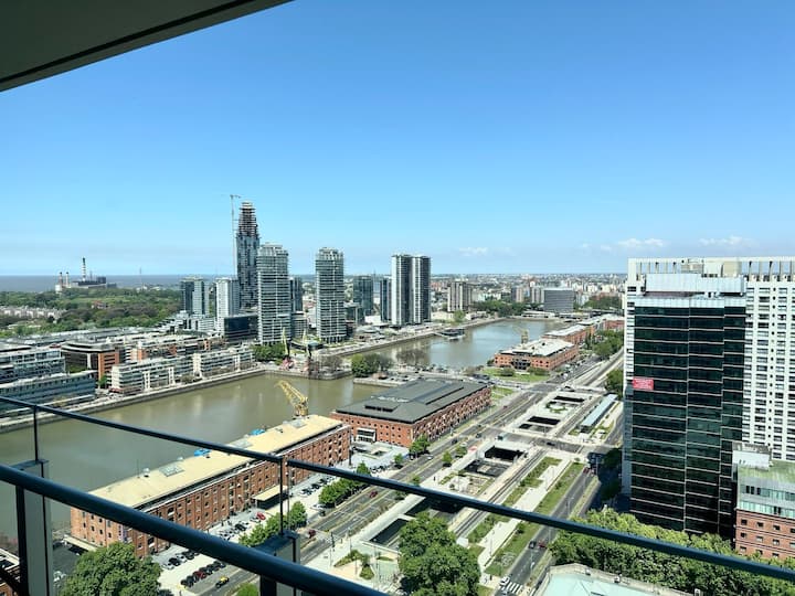 Luxury Apartment In Puerto Madero With River View - Buenos Aires