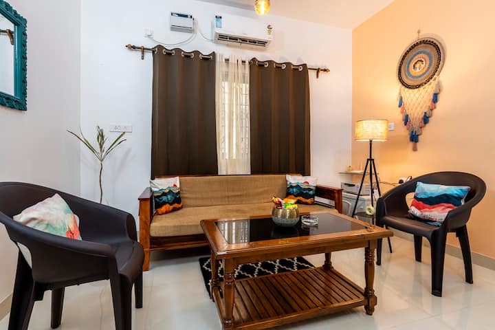 Goanhideaway 'Uno'- 1bhk W/pool Near Vagator Beach - Goa