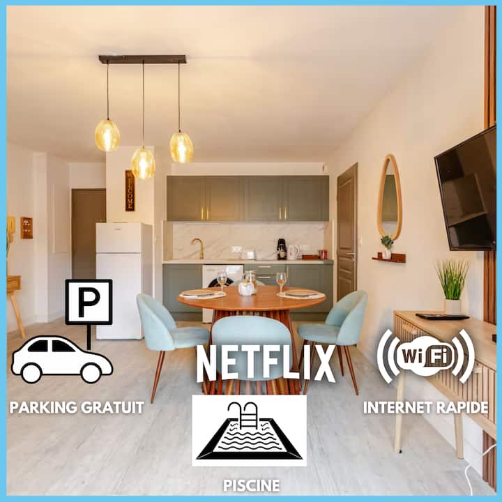 Le Cosy Bernard - Parking - Piscine -Netflix- - Carcassonne