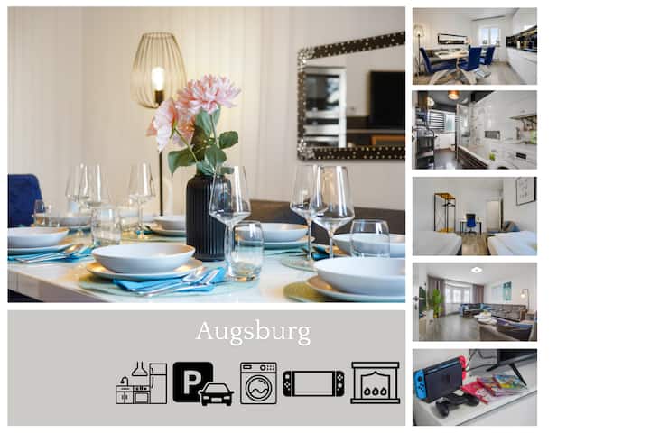 Central | 4 Room | 2x Parking | Disney+ | Nintendo - Augsburg