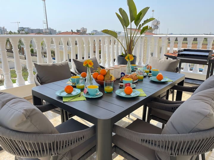 Nissi Paradise Star ~ Apt Near Beach & Sea View - Ayia Napa