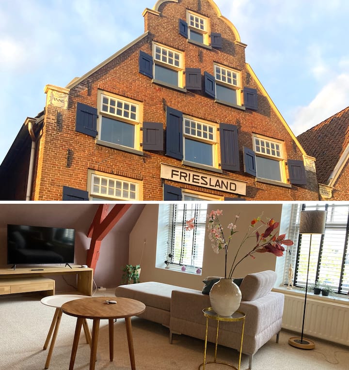 Ruim En Elegant Appartement In Pakhuis Bij Centrum - Leeuwarden