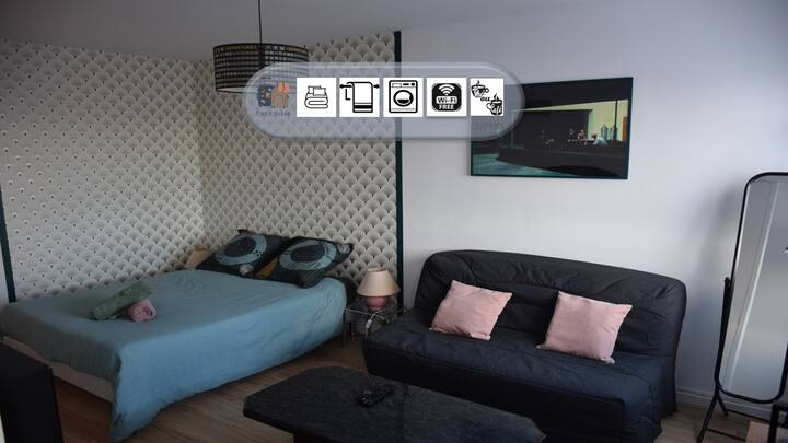 Studio Cosy Proche Gare Et Centre Ville - Châteauroux