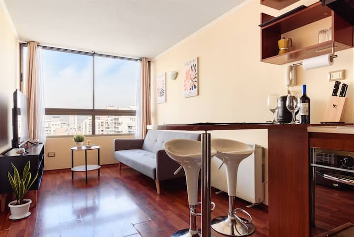 Lindo, Cómodo Apartamento Centro - Santiago