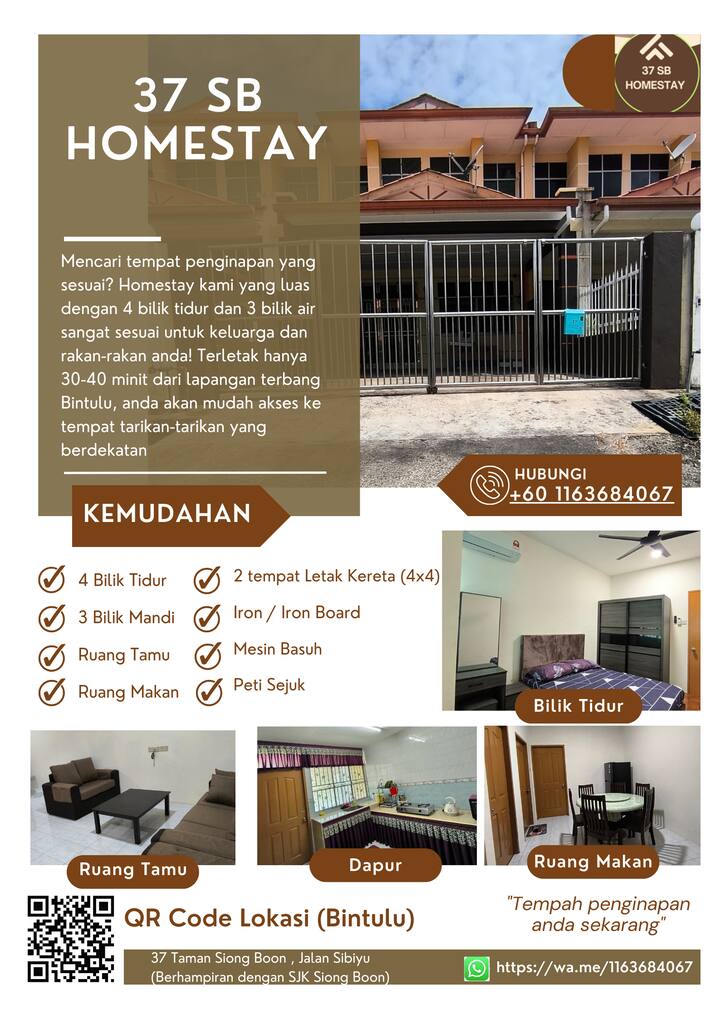 37 Sb Homestay - Bintulu
