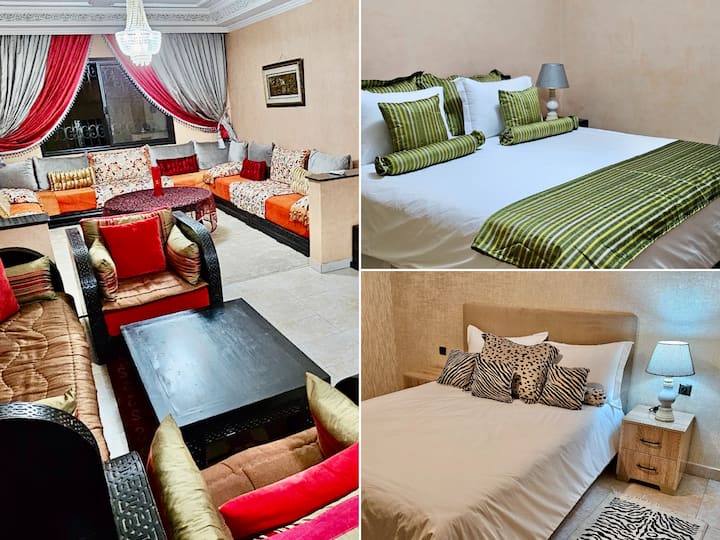 Apartment Air-conditioned In Gueliz,near Majorelle - Marrakech