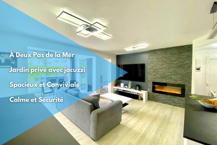 ÉVasion Luxueuse : Jardin, Jacuzzi & Plage - Menton