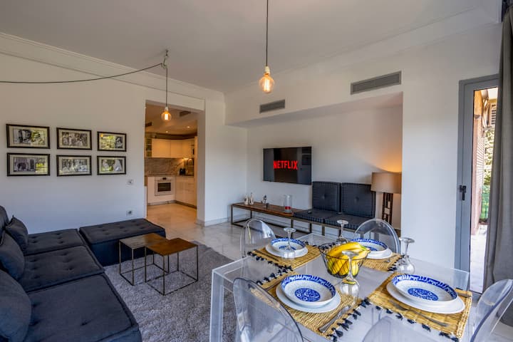 Hivernage Luxury •2br + Parking• View Of Koutoubia - Marrakesh