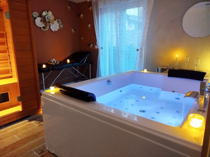 L'envolée : Maison Avec Balnéo 2 Places Et Sauna - Bergerac