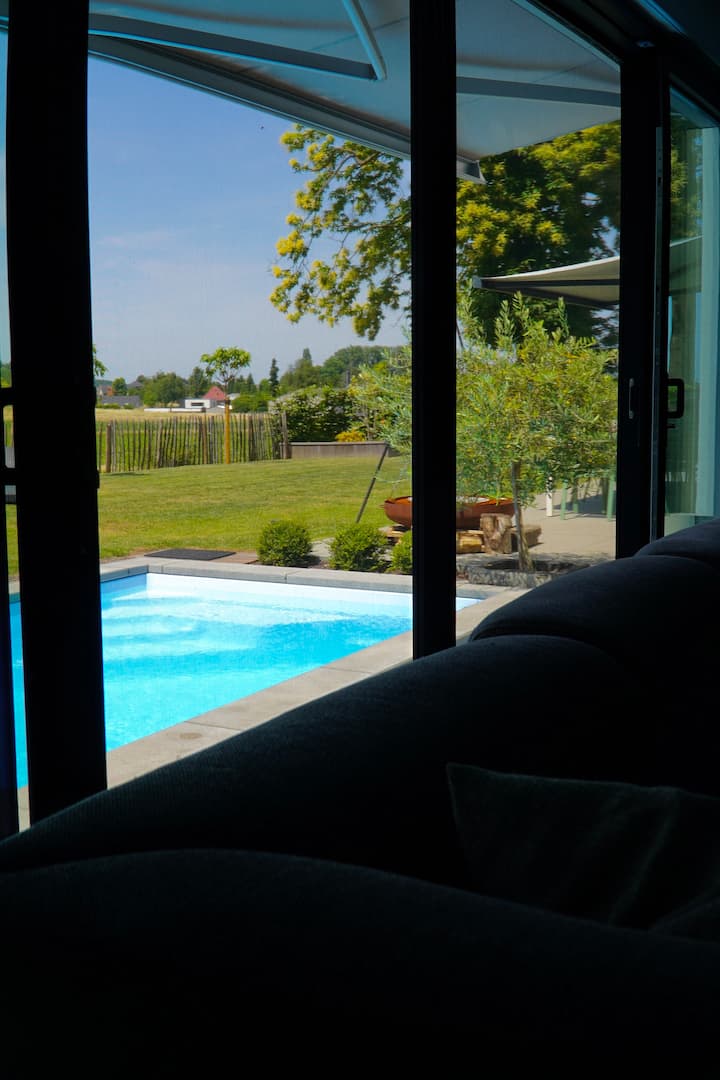 Villa Met Zwembad/snooker/mini Kinderboerderij - Ternat