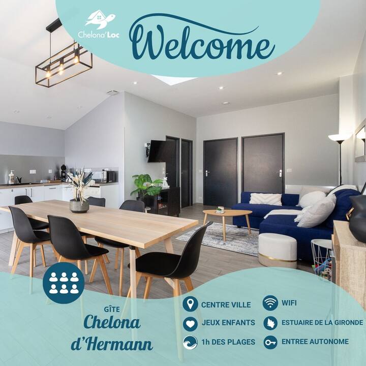 ⁂ Gîte Chelona D'hermann Par Chelona'loc ⁂ - Gironde