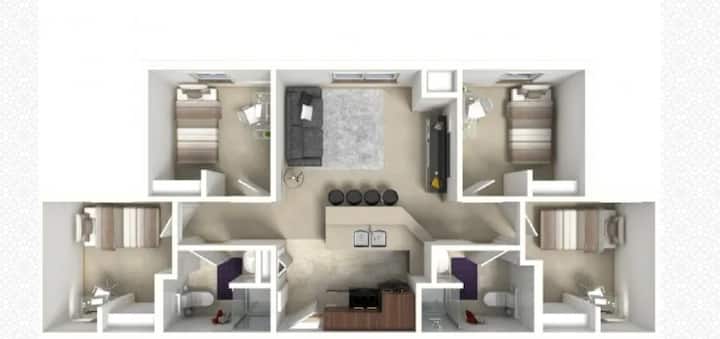 4 Bed 2 Bath Luxury Suite - Marshfield, WI