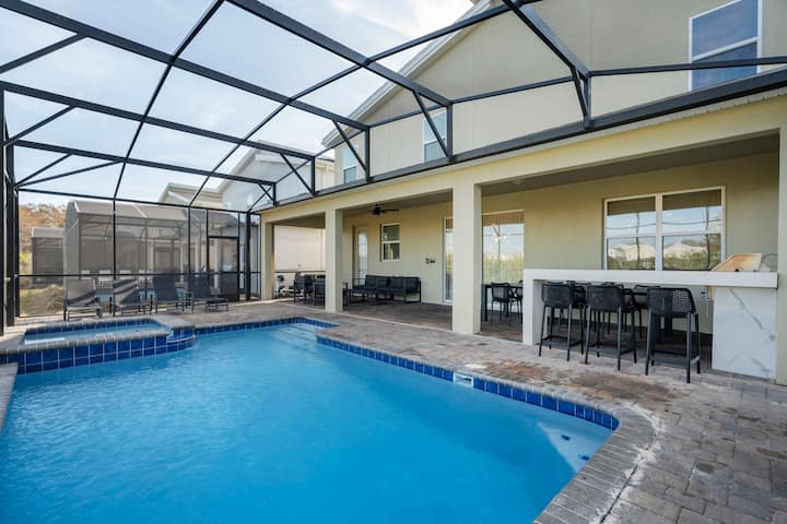 Wonderful Storey Lake New Game Room Pool/spa Bbq - Kissimmee, FL