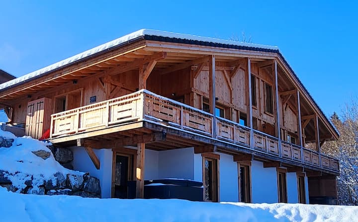 Chalet Neuf Le Bostan Morillon, 12 Pers, Spa - Morillon