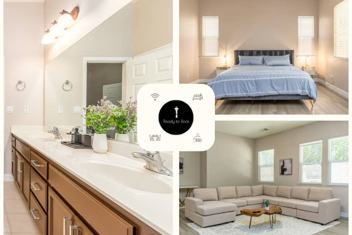 Cheerful 4bd/3ba In Elk Grove - エルクグローブ, CA