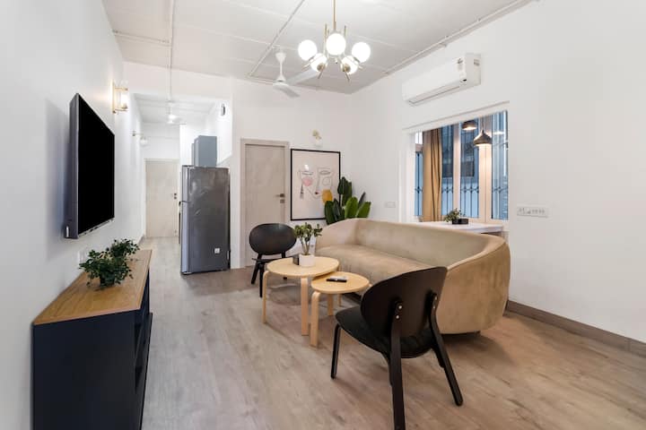 Vera | Modern 1.5bhk W/ Kitchen + Fast Wi-fi - Mumbai