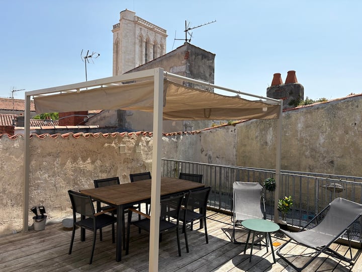 Superbe Toit Terrasse - La Rochelle Centre - La Rochelle