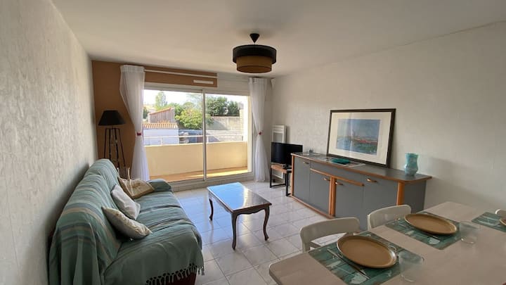 T3 Spacieux Clair Calme Parking Privé - Le Château-d'Olonne