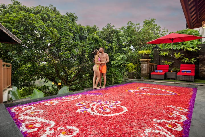 Private Infinity Pool Jungle View Villa 1br - Ubud - Bali