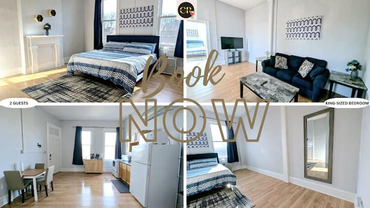 Large 3rd Floor King Bedroom Near Hospitals (3e) - St. Louis, MO